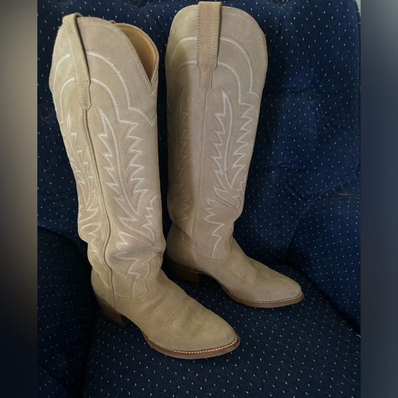 Tecovas | Shoes | Tecovas The Abby Size 65 Color Driftwood Suede | Poshmark